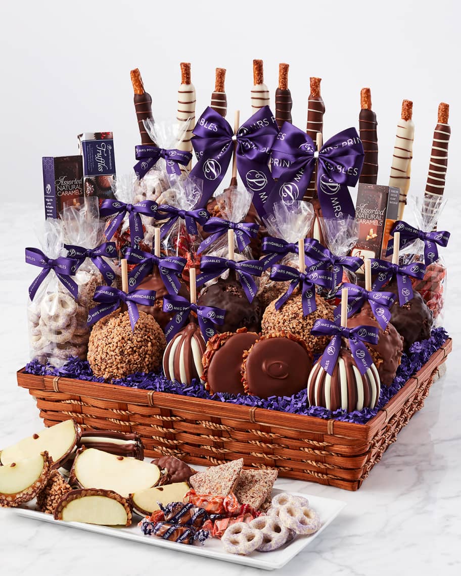 Mrs Prindable's Colossal Caramel Apple Gift Basket | Neiman Marcus