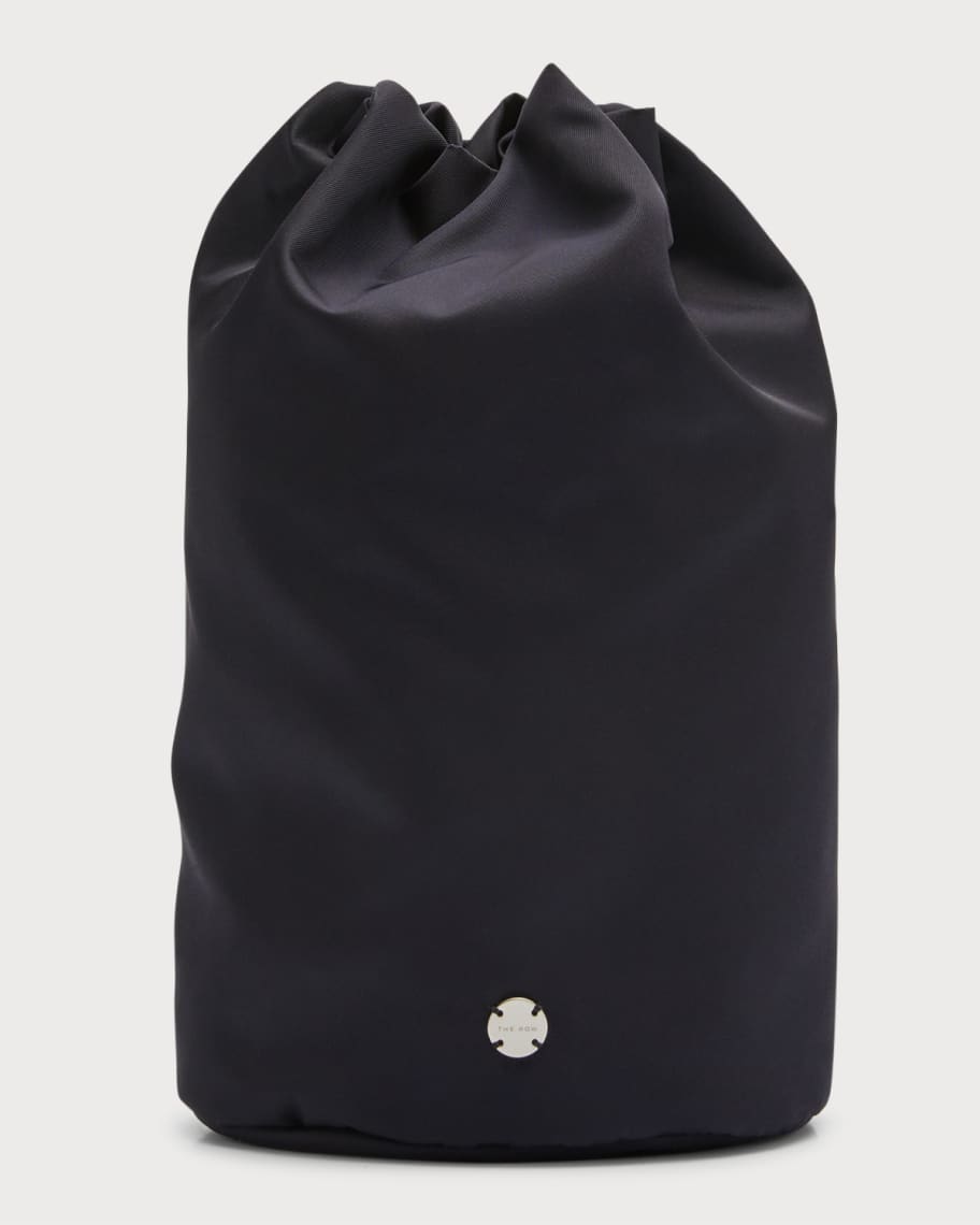 THE ROW Sporty Drawstring Pouch Bag in Nylon | Neiman Marcus