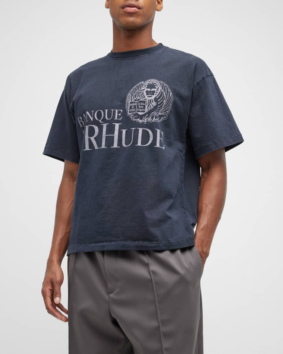 Rhude Men's Banque de Rhude Crew T-Shirt | Neiman Marcus