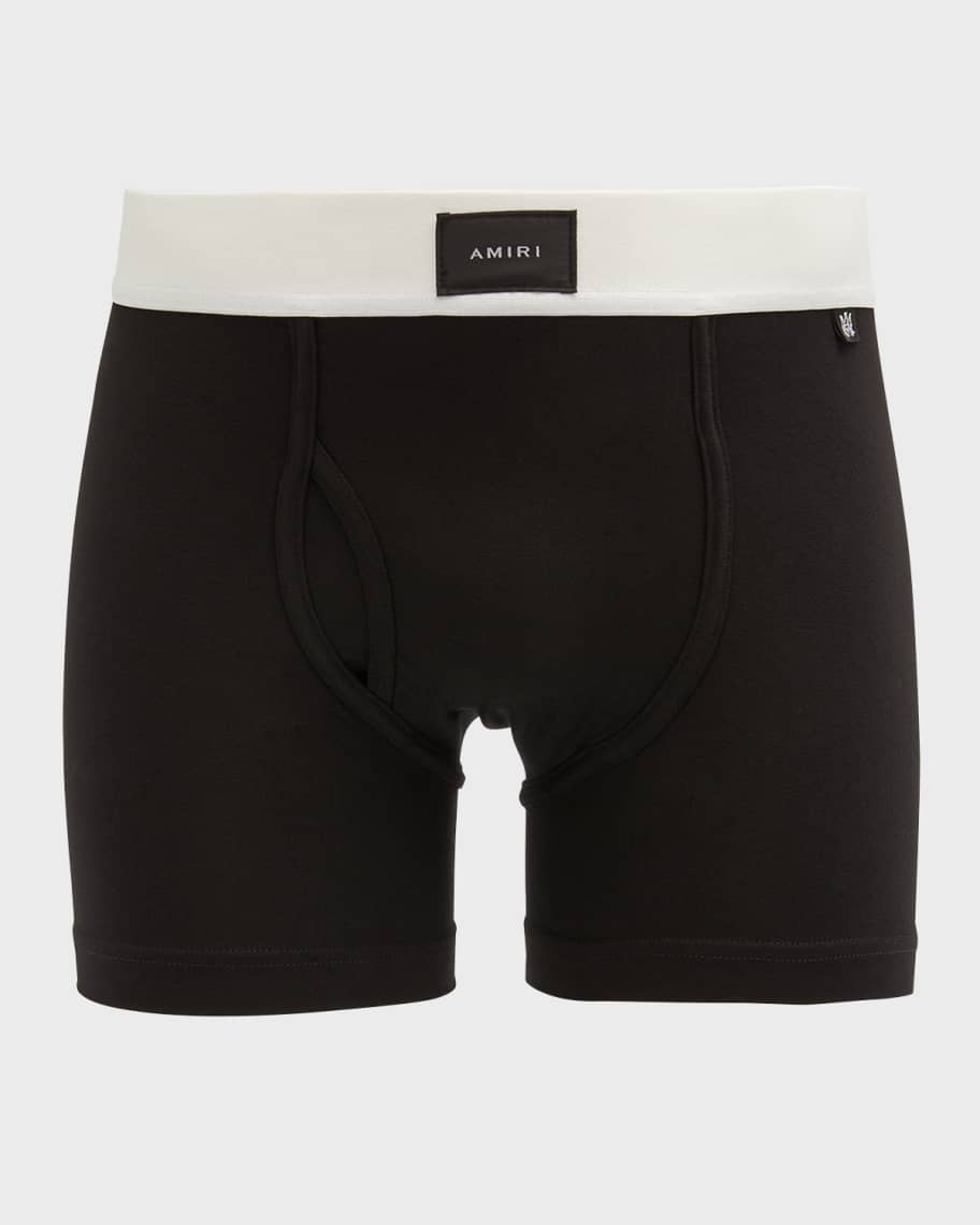 Amiri Men's Logo Patch Boxer Briefs | Neiman Marcus
