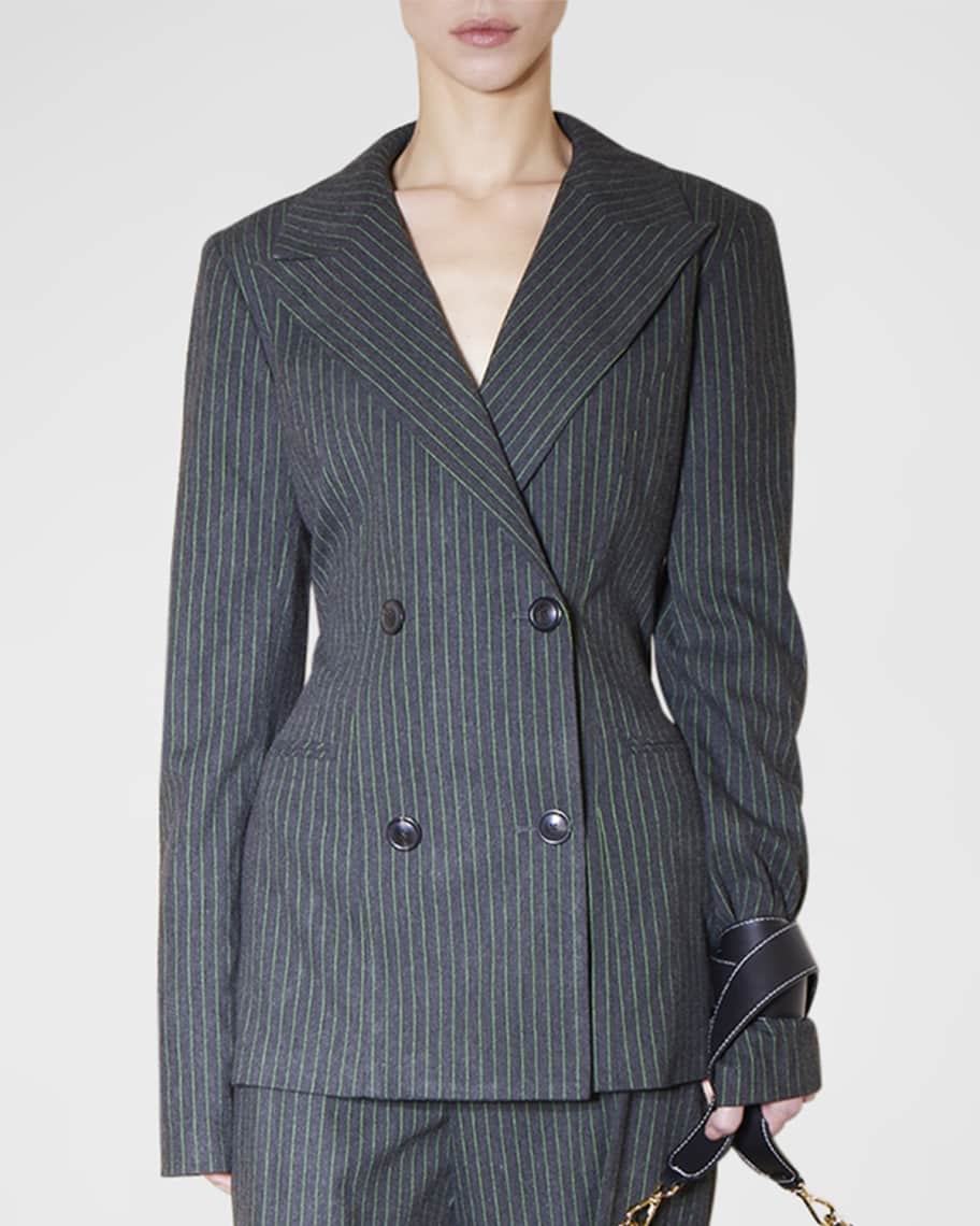 Elleme Tailored Pinstripe Suit Jacket | Neiman Marcus