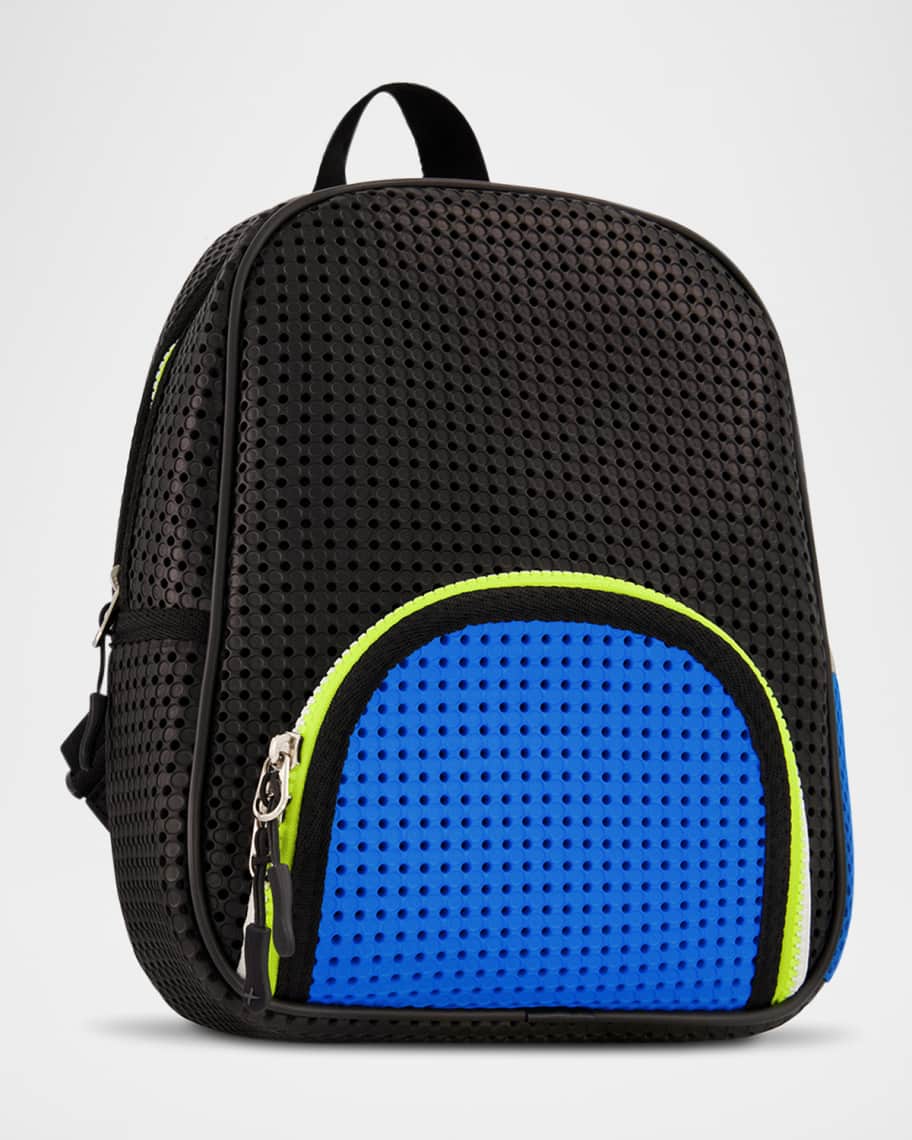 Light+Nine Kid's Little Miss Checkered Black Backpack | Neiman Marcus
