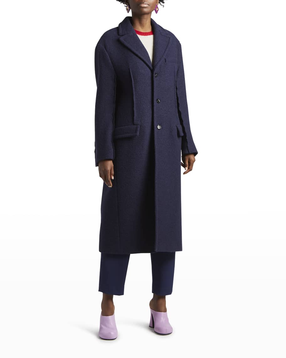 Marni Inside-Out Seams Long Coat | Neiman Marcus