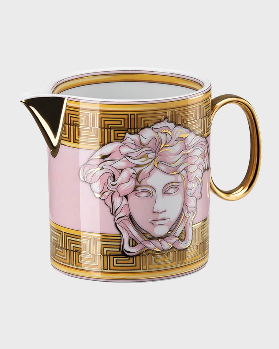 Versace Medusa Amplified Pink Coin Creamer | Neiman Marcus