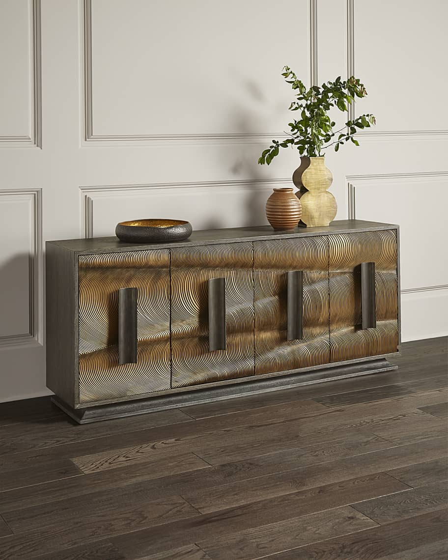 Hooker Furniture Swaley 4-Door Credenza | Neiman Marcus