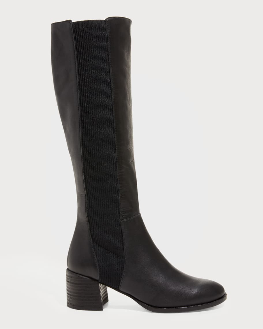 Eileen Fisher Destry Tall Leather Chelsea Boots | Neiman Marcus