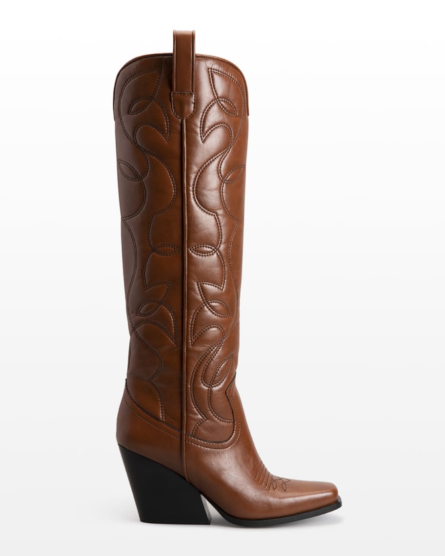 Stella McCartney Cowboy Cloudy Tall Western Boots | Neiman Marcus