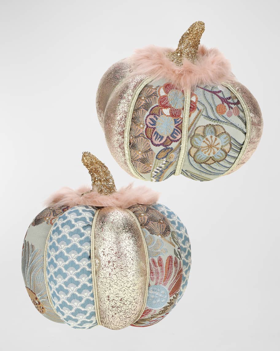 Mark Roberts Patchwork Pumpkin, Set Of 2 | Neiman Marcus