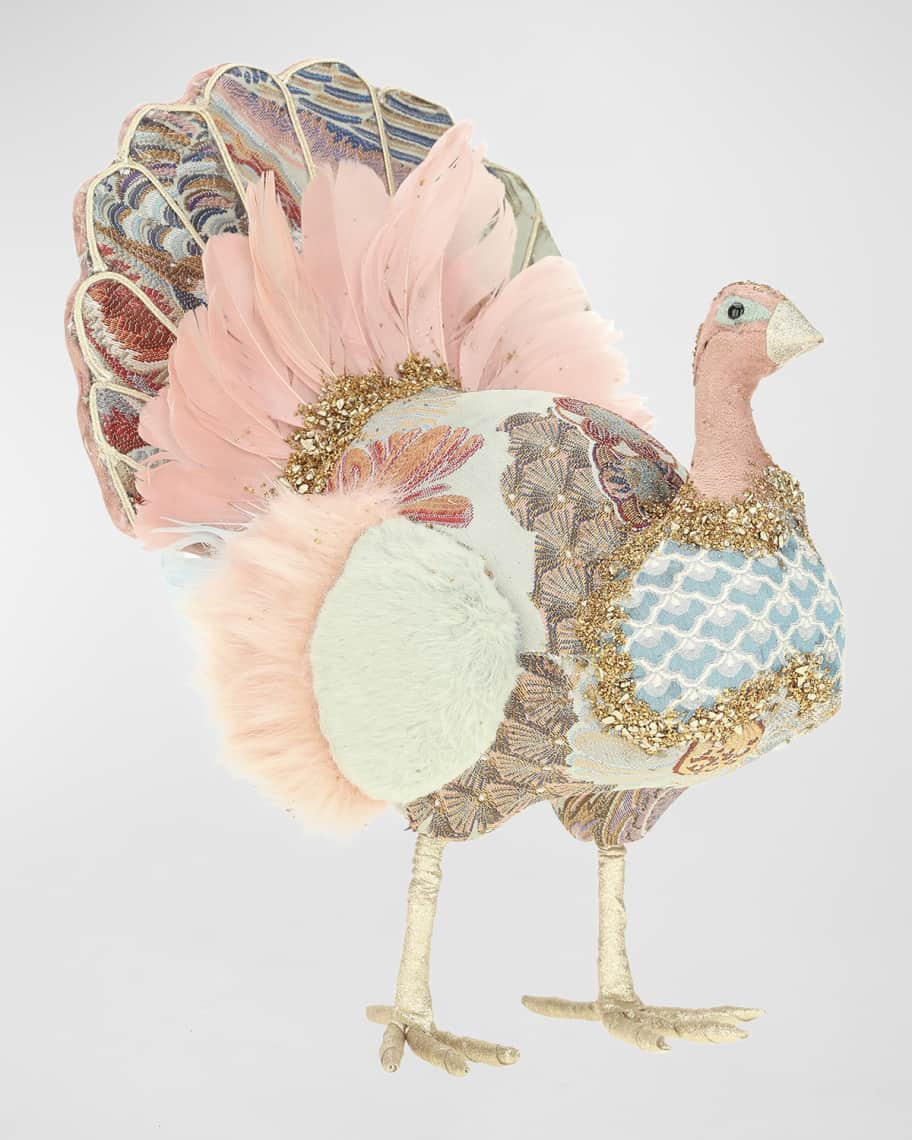 Mark Roberts Patchwork Thanksgiving Turkey, 15.5" | Neiman Marcus