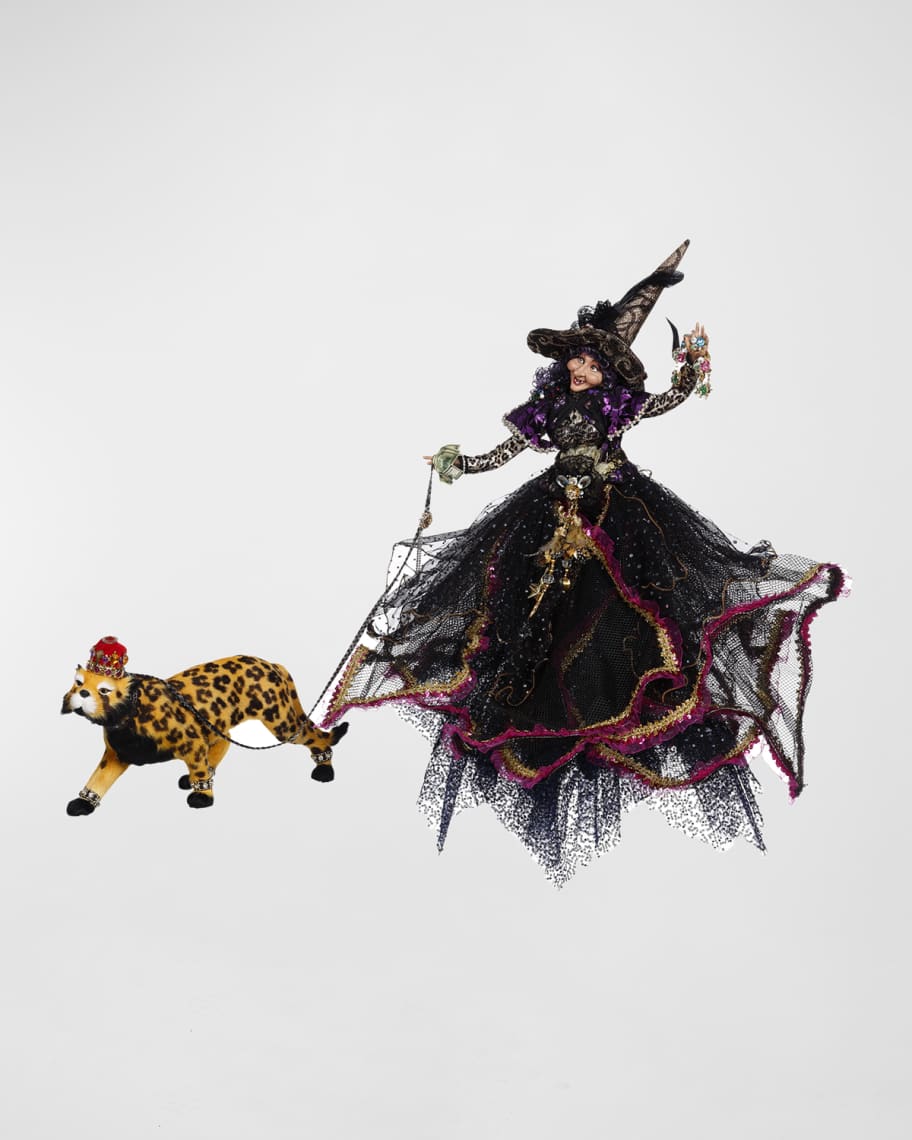 Mark Roberts The Witch of Fortune with Jaguar Halloween Decor, 27 ...