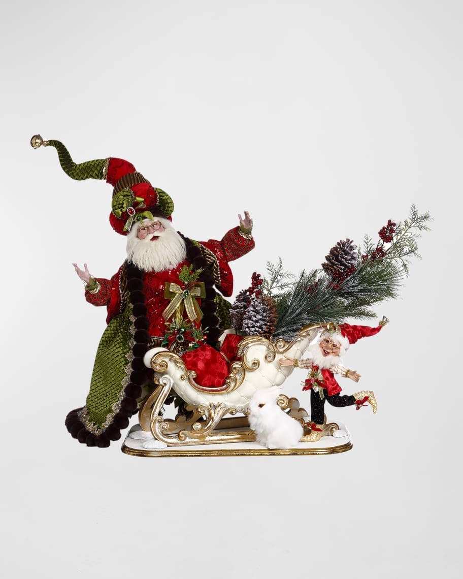 Mark Roberts Santa's Sleigh Christmas Figurine | Neiman Marcus