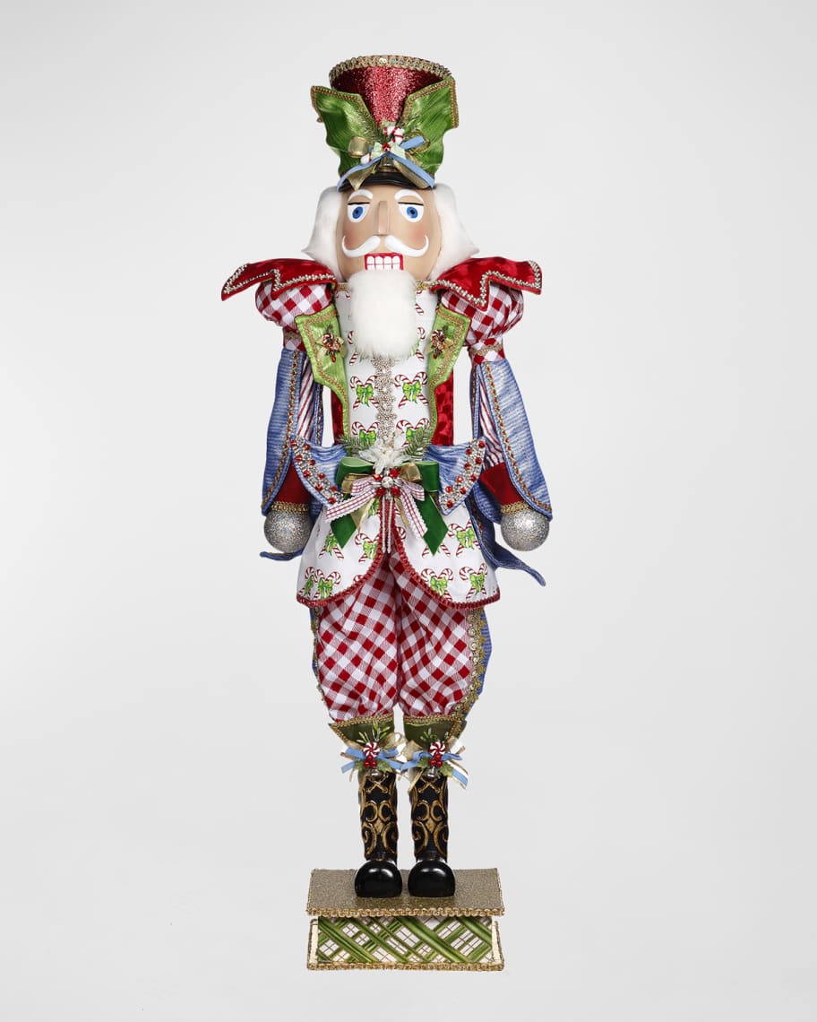 Mark Roberts Candy Peppermint Nutcracker, Large - 49.5" | Neiman Marcus