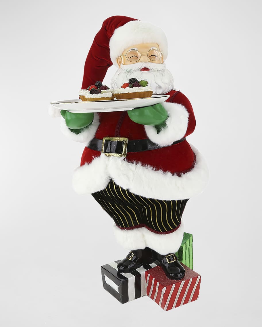 Mark Roberts 29" Santa with Plate | Neiman Marcus