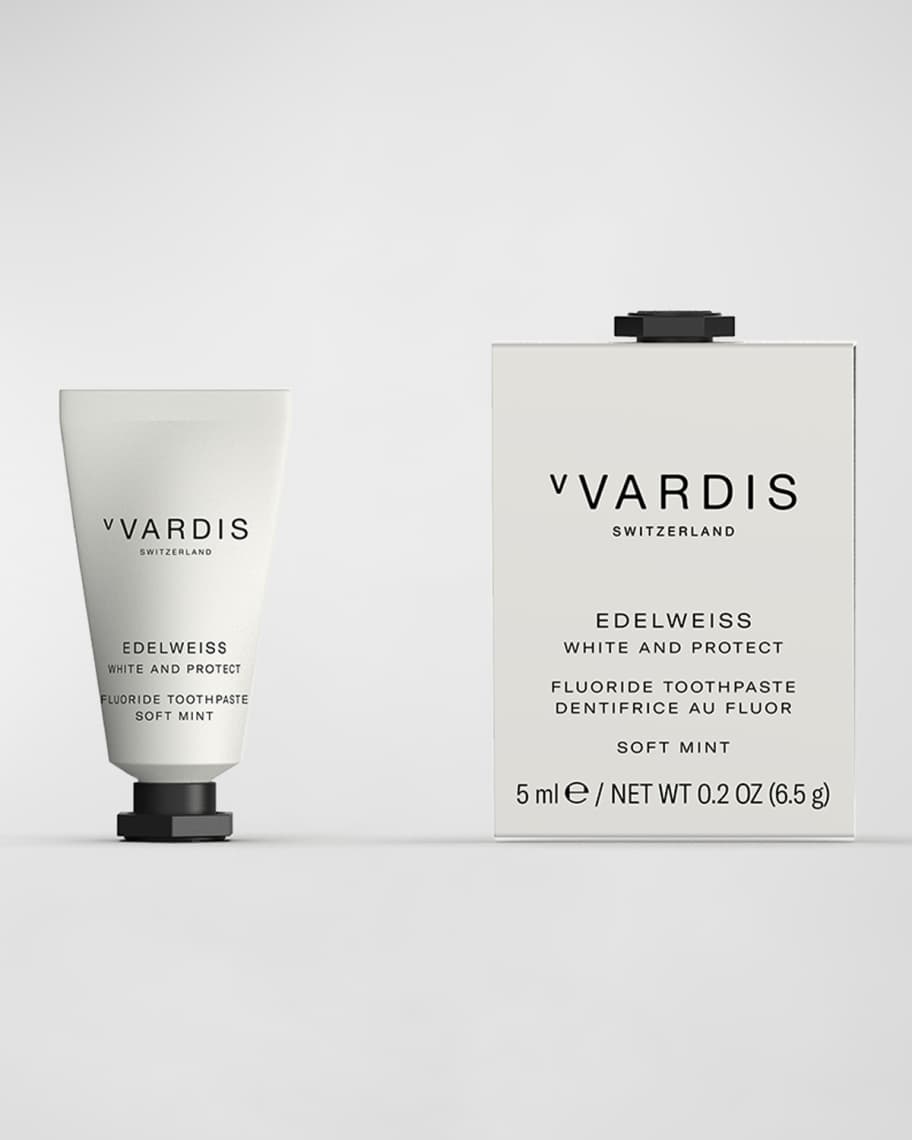 vVARDIS Edelweiss Fluoride Toothpaste Sample at Checkout, Soft Mint ...