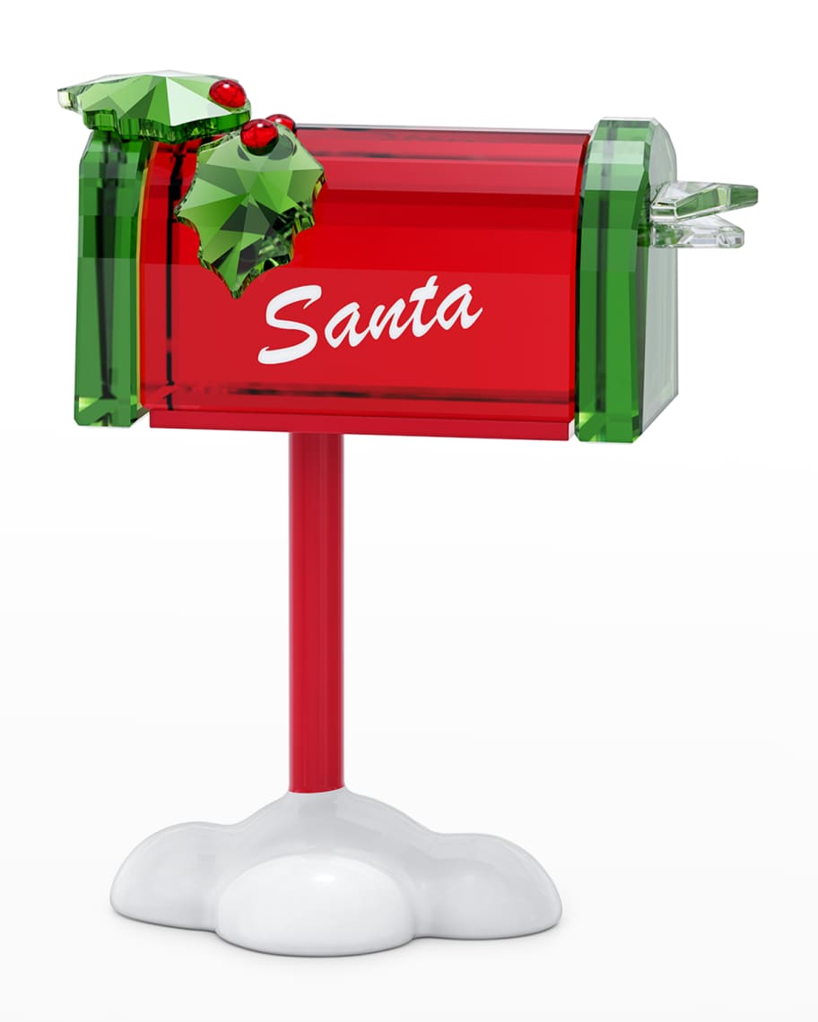 SWAROVSKI Holiday Cheers Santa's Mailbox Ornament | Neiman Marcus