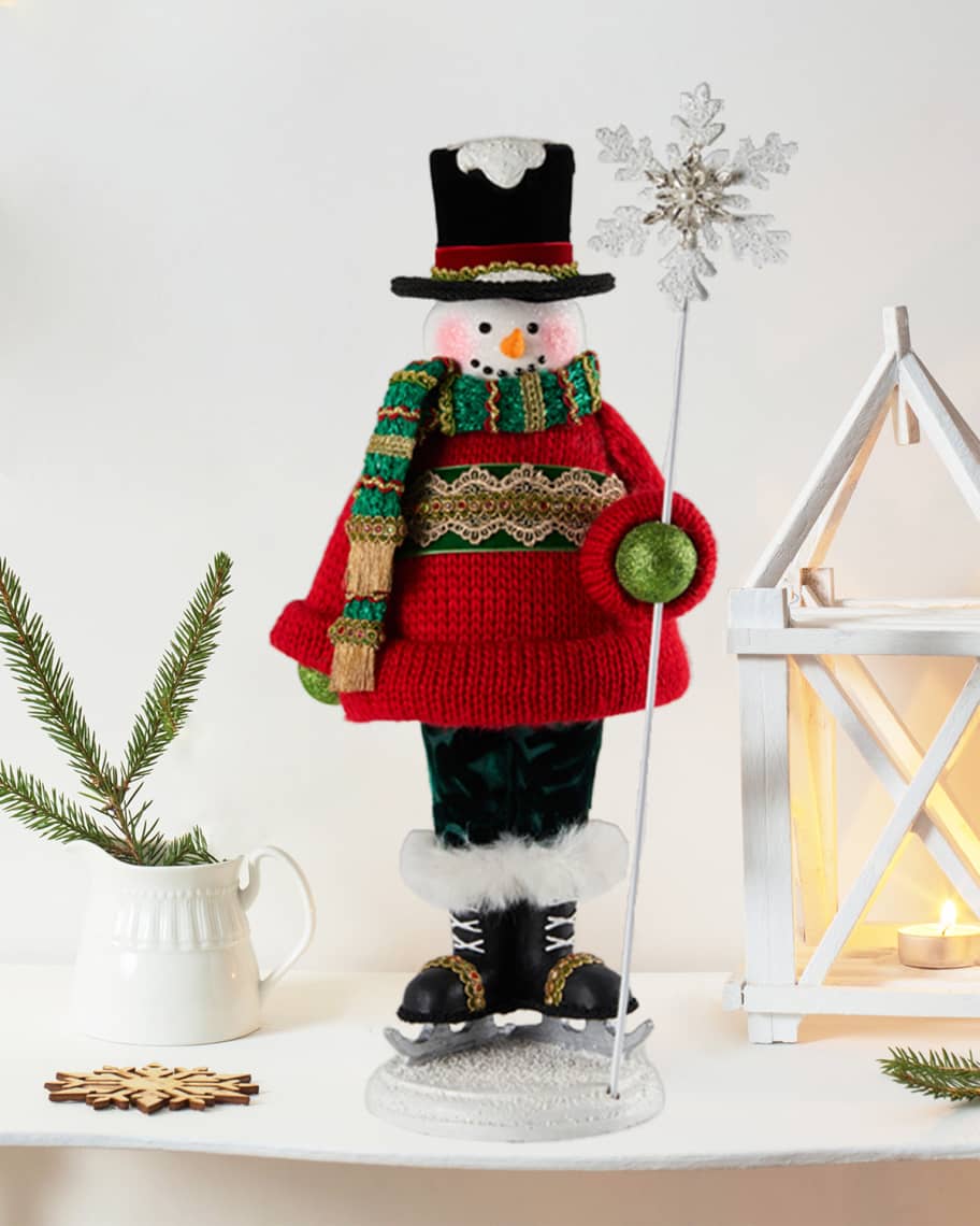 Katherine's Collection Snowman Nutcracker Figurine | Neiman Marcus