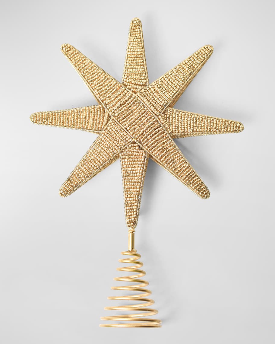 Coton Colors Beaded Tree Topper | Neiman Marcus
