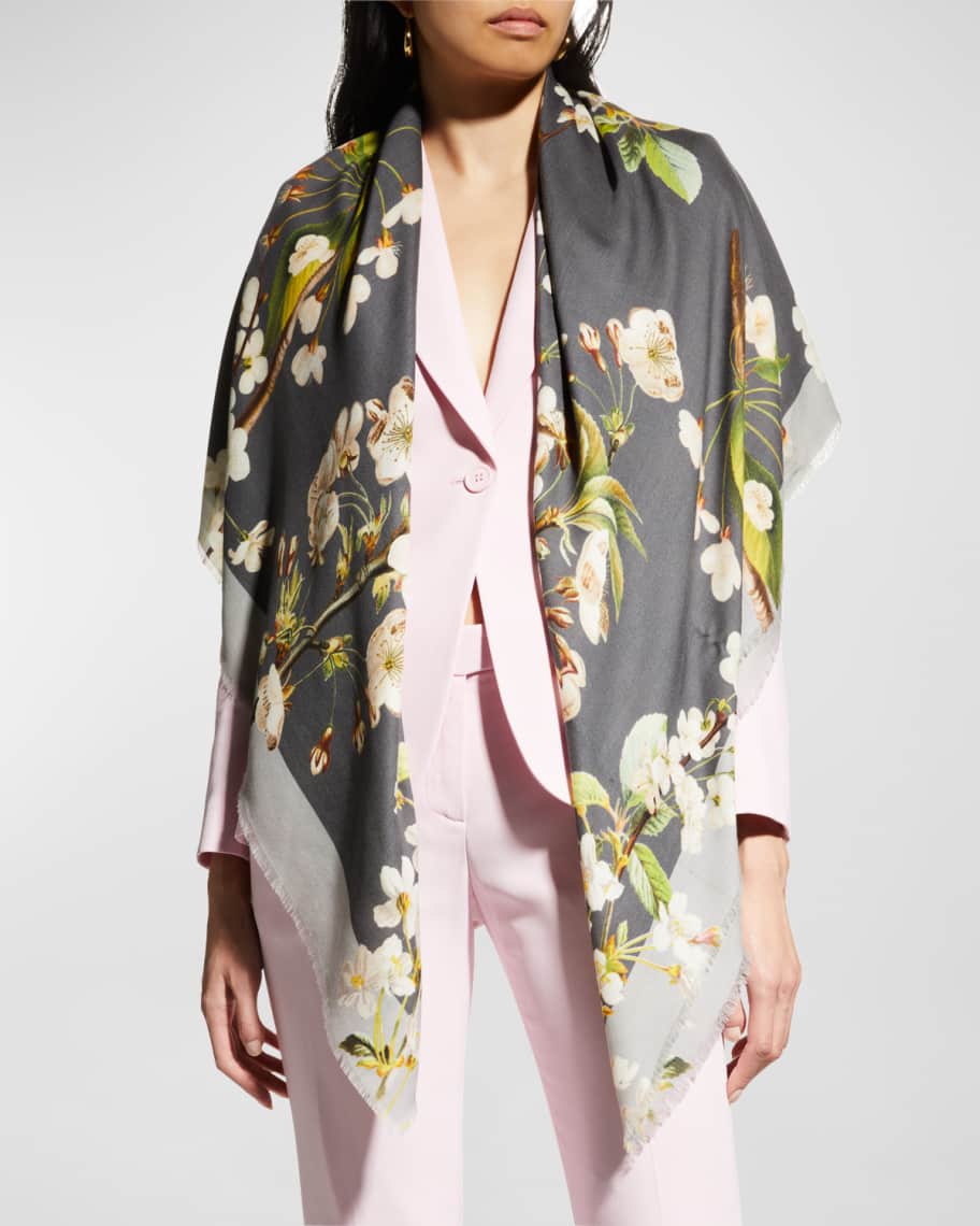 St. Piece Remi Wool-Cashmere Scarf, 136x136 | Neiman Marcus