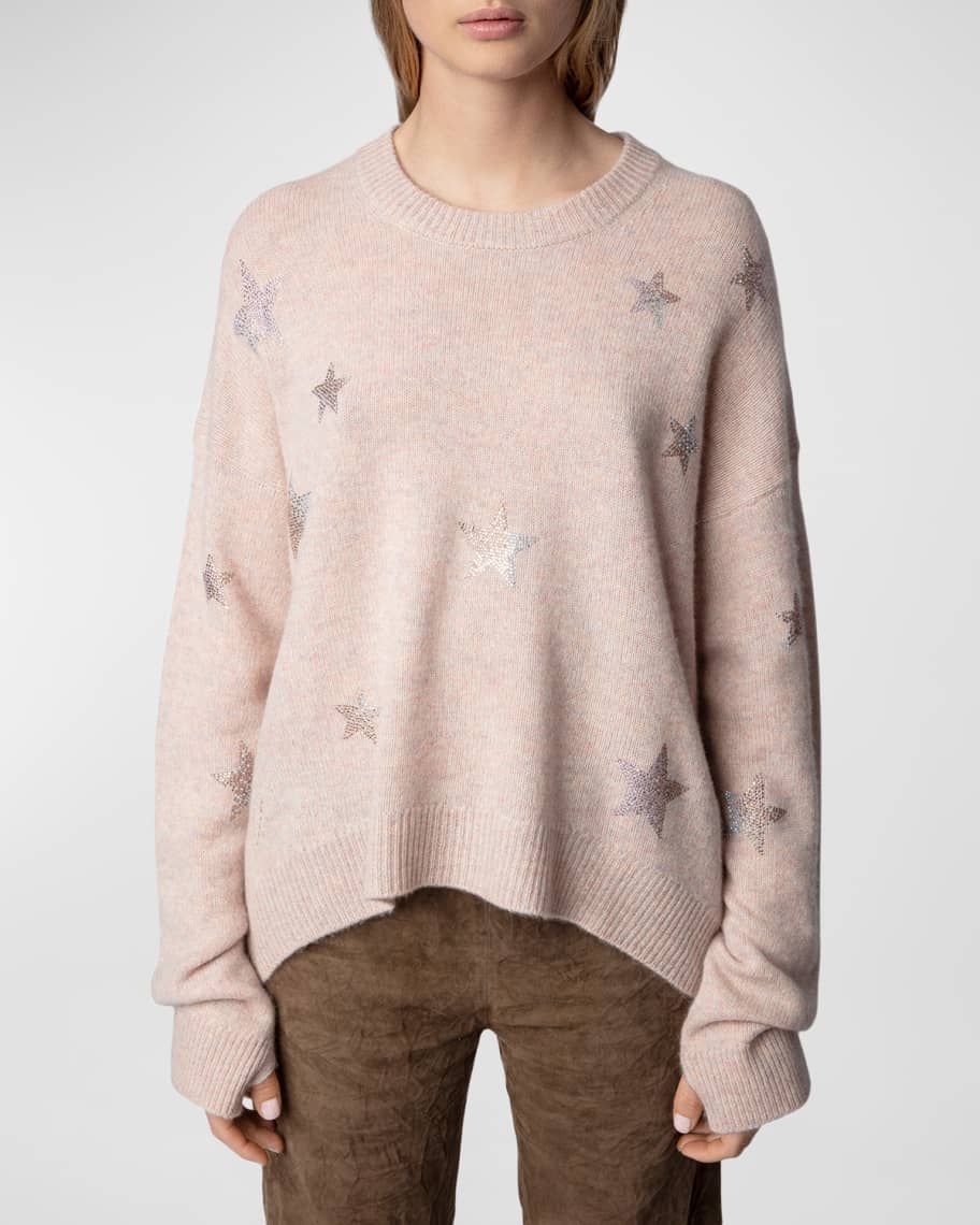 Zadig & Voltaire Markus Stars Cashmere Sweater | Neiman Marcus