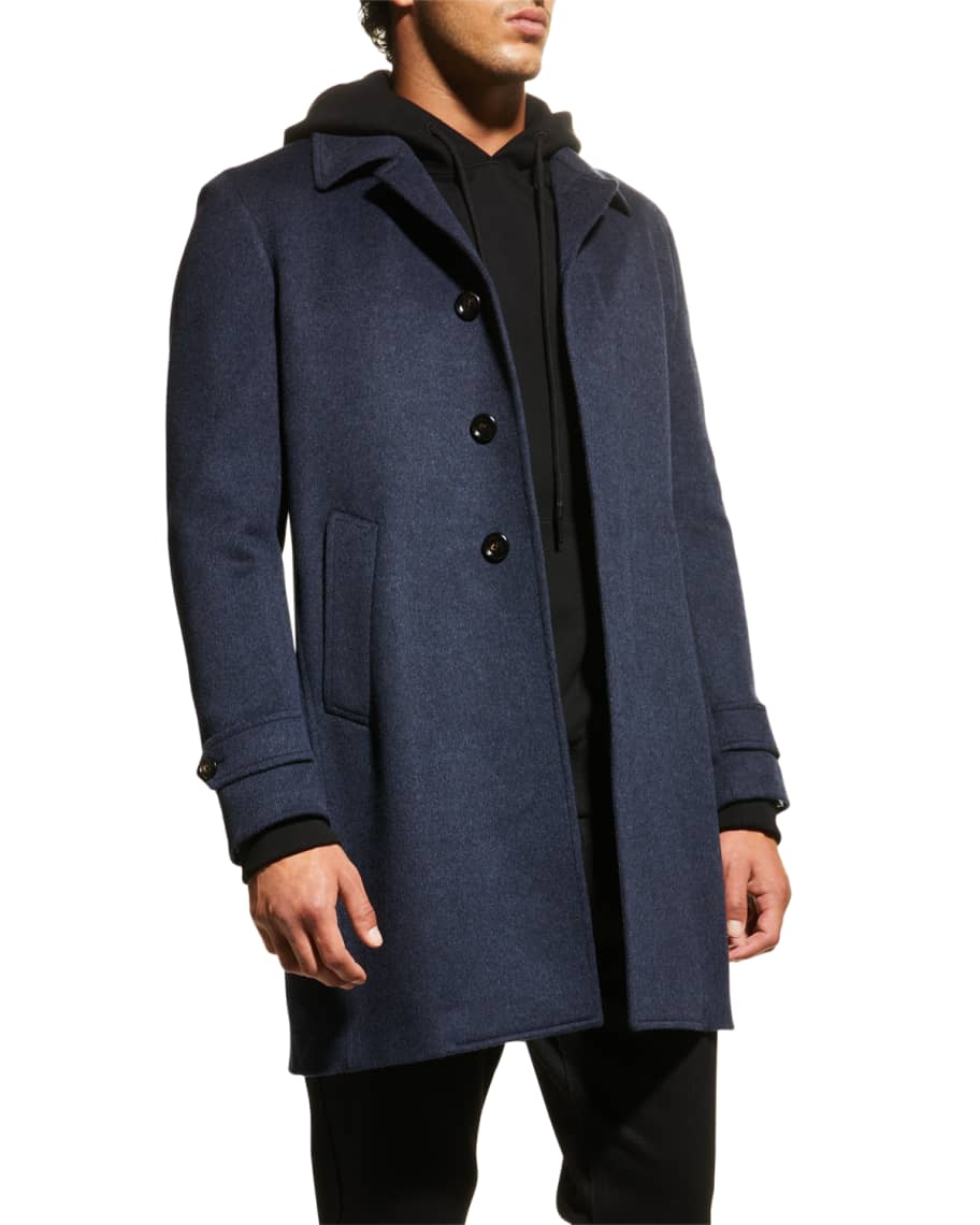 Neiman Marcus Men's Double-Face Car Coat | Neiman Marcus