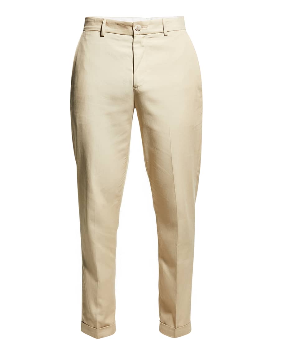 Vince Men's Tapered Cuffed Trousers | Neiman Marcus