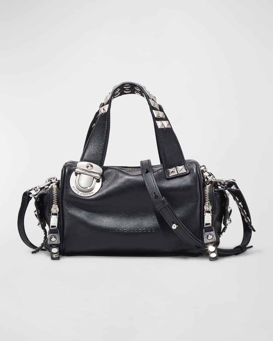 Marc Jacobs The Studded Pushlock Mini Satchel | Neiman Marcus Marc Jacobs The Studded Pushlock Mini Satchel | Neiman Marcus