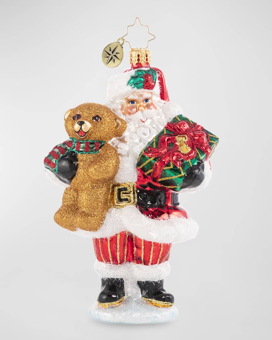 Christopher Radko The Gift Of Teddy Christmas Ornament | Neiman Marcus