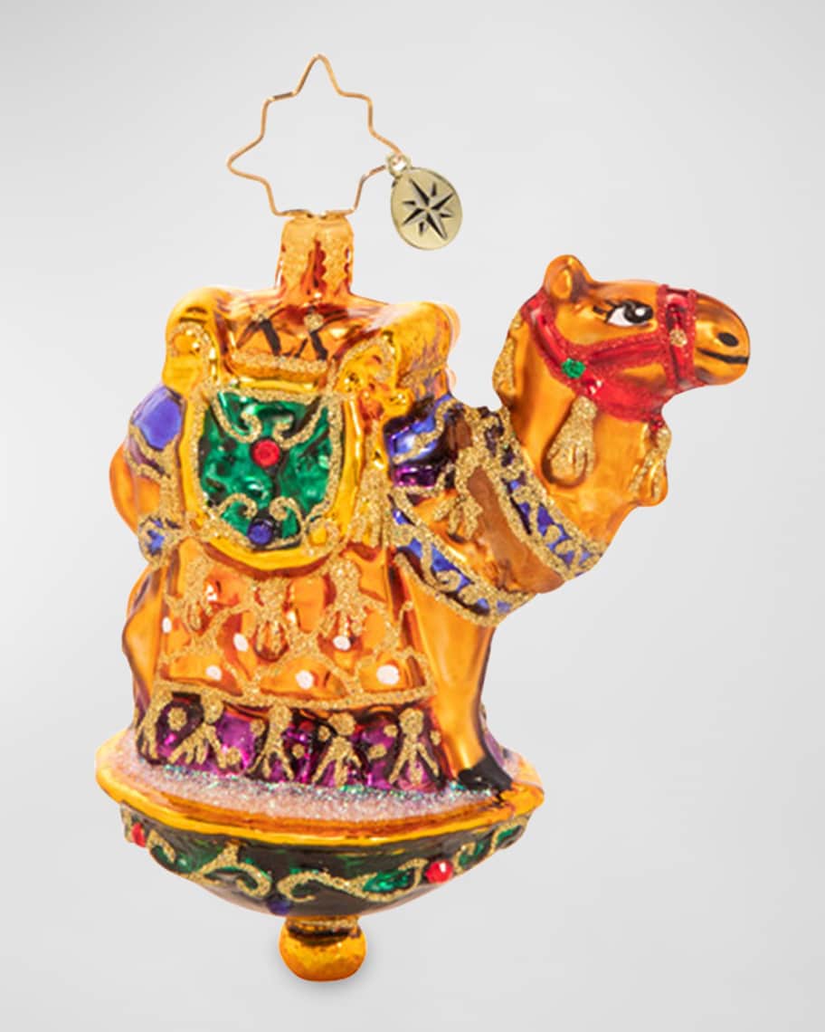 Christopher Radko One Chic Camel Gem Ornament | Neiman Marcus