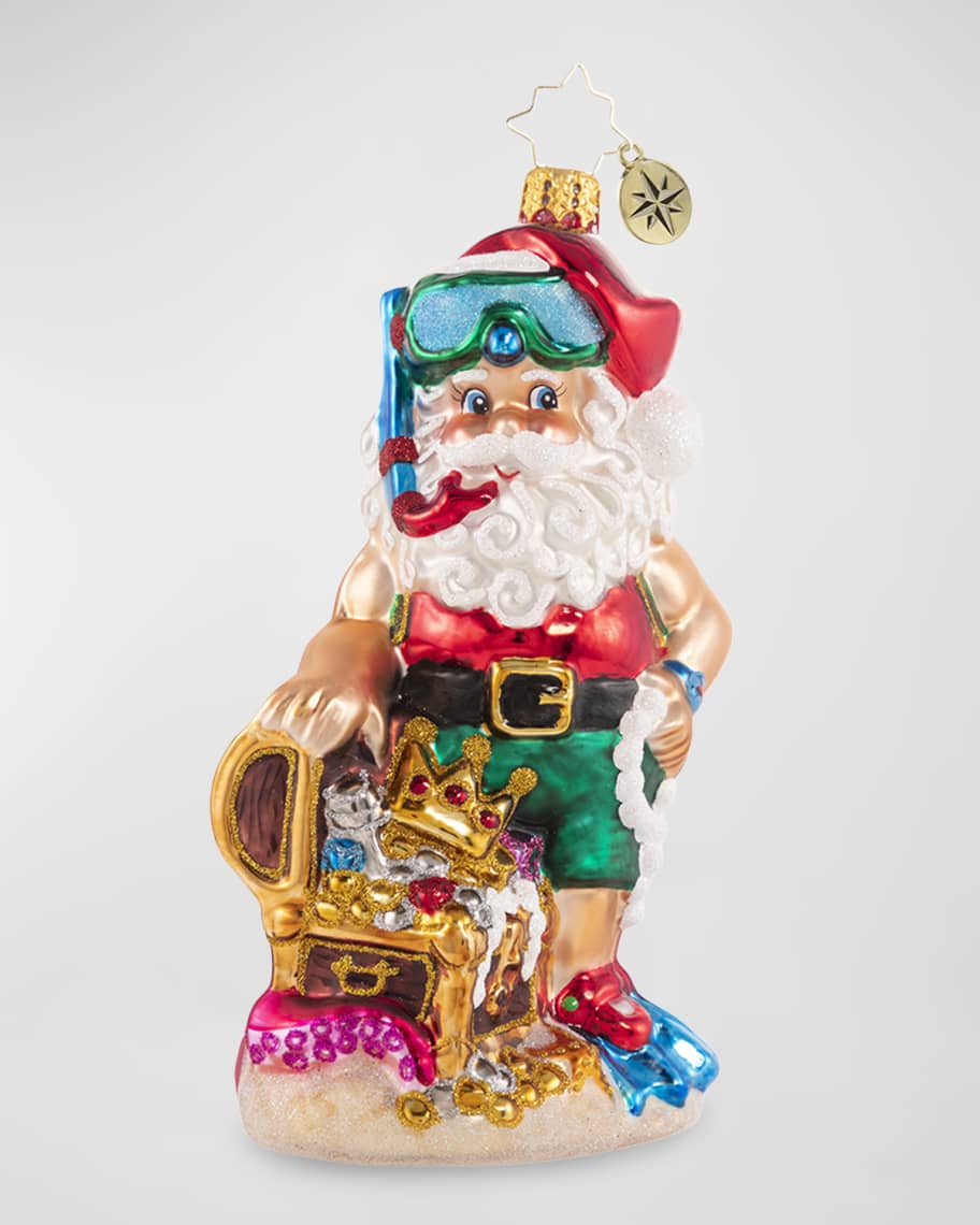 Christopher Radko Deep Sea Surprises Santa Ornament | Neiman Marcus