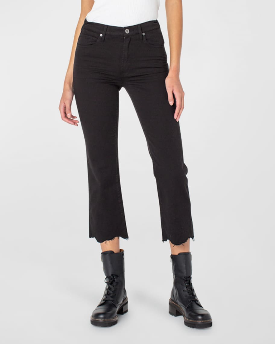 Serra by Joie Rucker The Bangle Cropped Kick Flare Jeans | Neiman Marcus