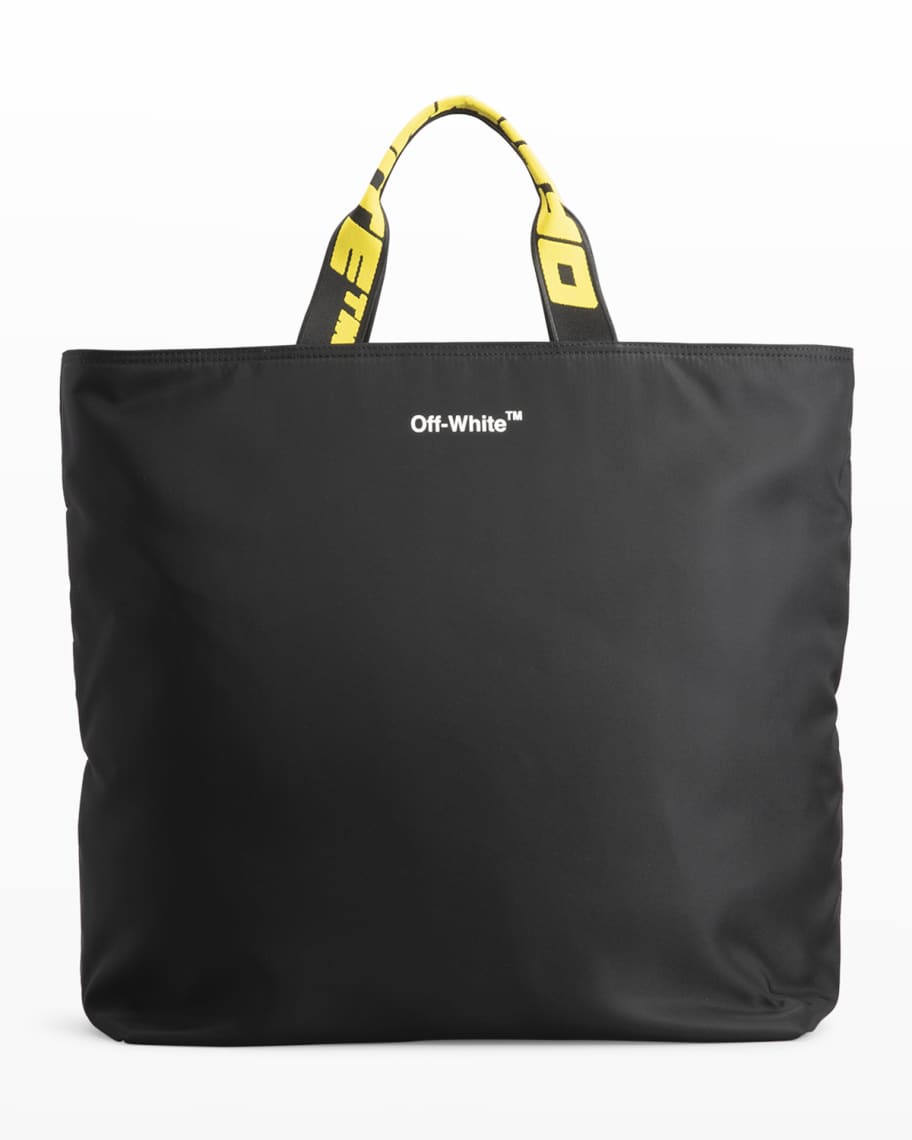 Off-White Men's Hard Core Nylon Tote Bag | Neiman Marcus