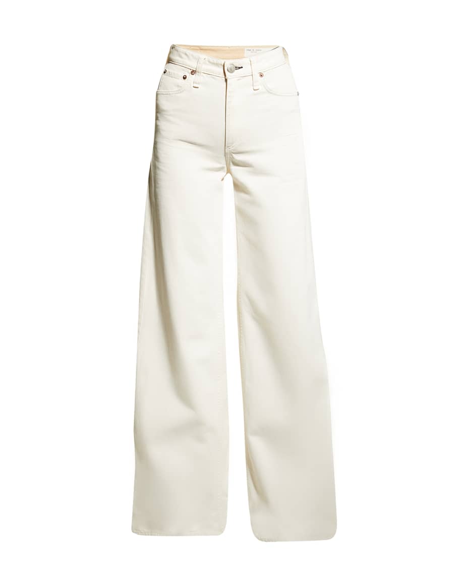 Rag & Bone Sofie High-Rise Baggy Wide-Leg Jeans | Neiman Marcus