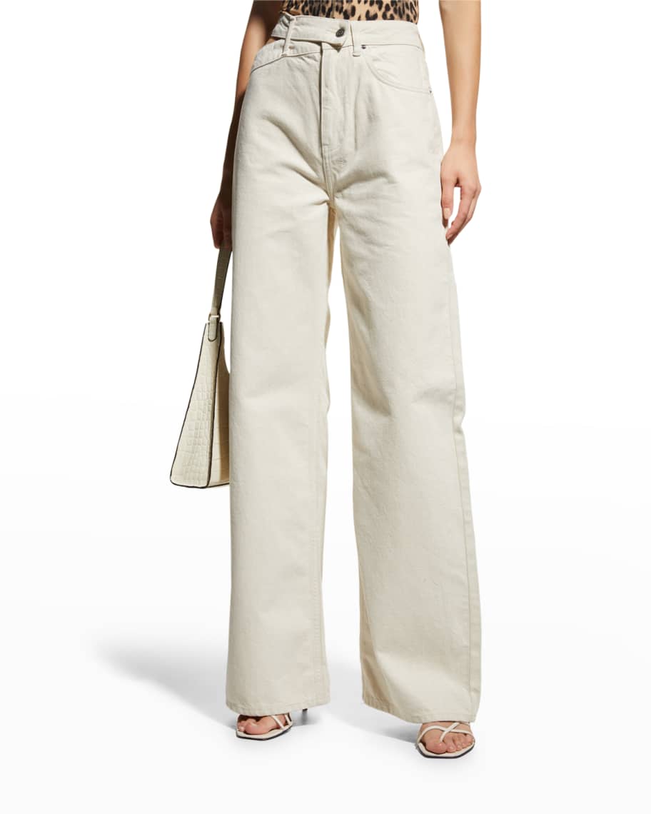 Ksubi Wide-Leg Jeans with Detached Waist | Neiman Marcus
