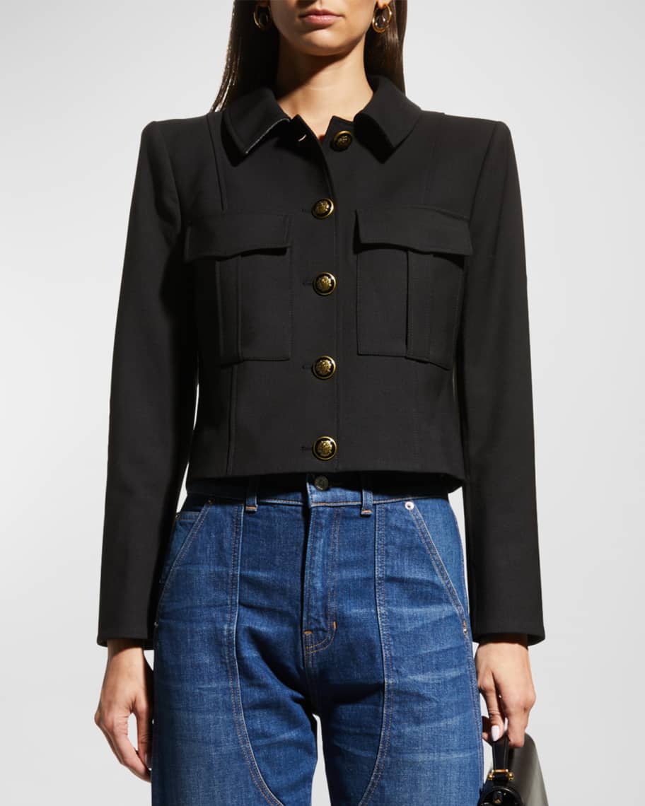 Veronica Beard Fulham Wool Single-Breasted Jacket | Neiman Marcus