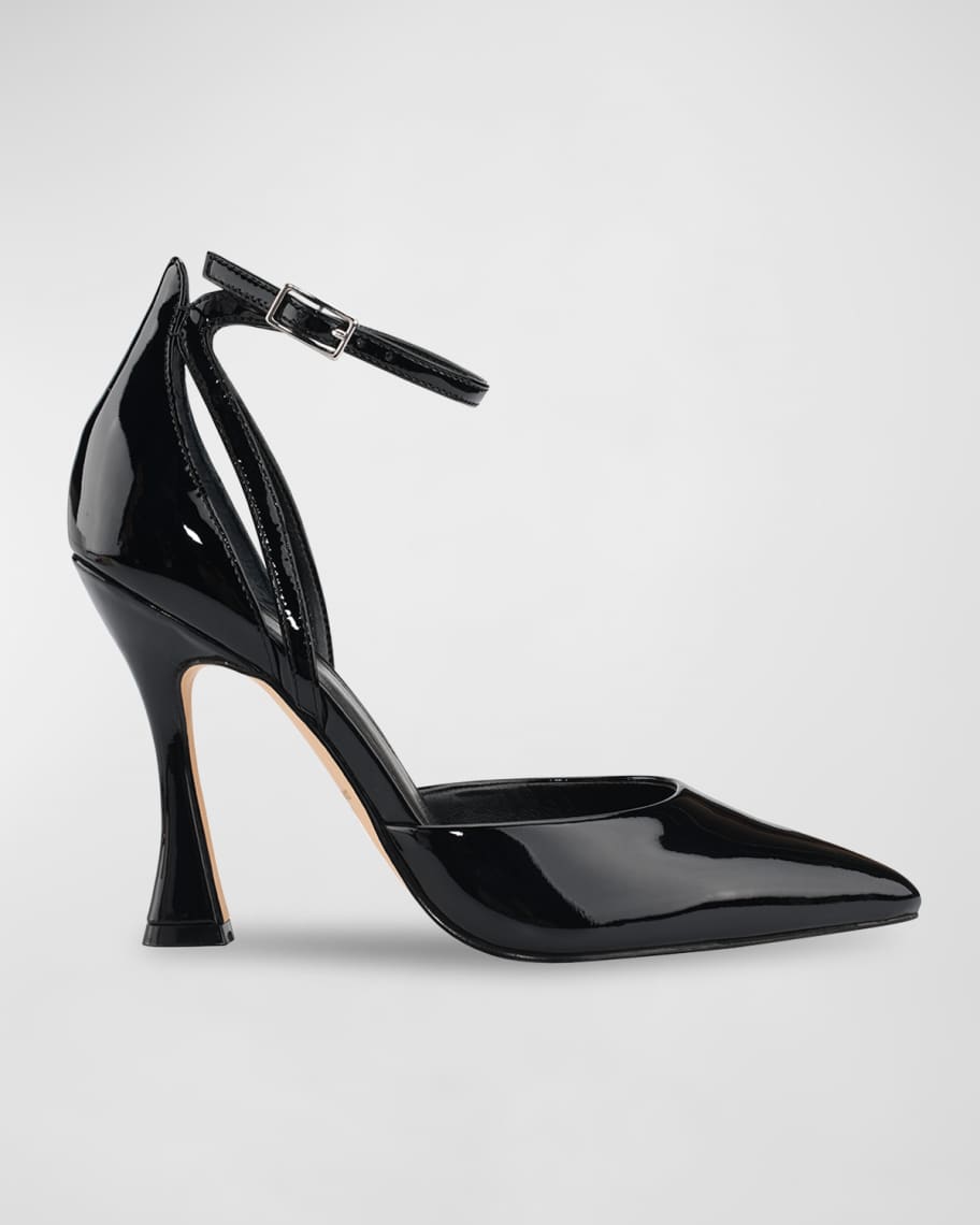 Marc Fisher LTD Lynnie Ankle-Strap Pumps | Neiman Marcus