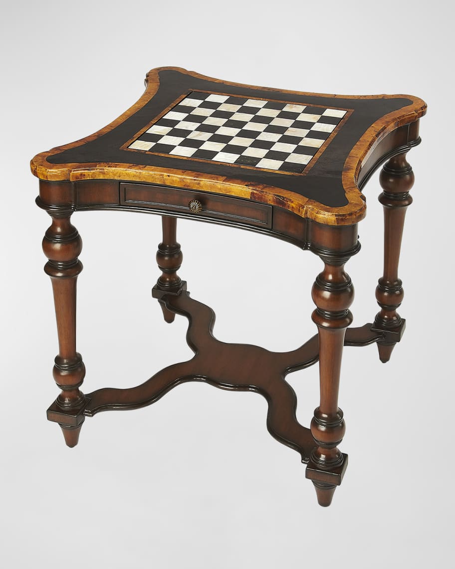 Butler Specialty Co Edmund Stone Game Table | Neiman Marcus