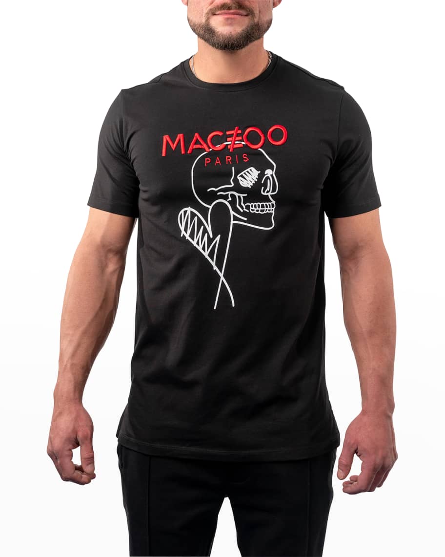Maceoo Men's Skull Heart Logo T-Shirt | Neiman Marcus