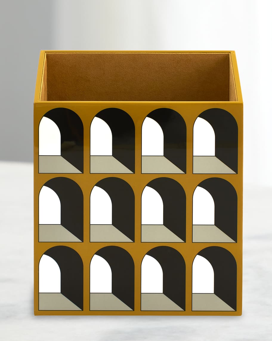 Jonathan Adler Arcade Lacquer Wastebasket | Neiman Marcus