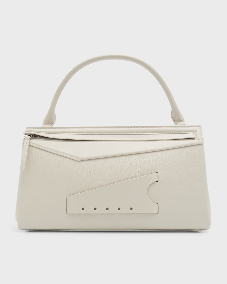 Maison Margiela Snatched Calf Leather Clutch Bag | Neiman Marcus