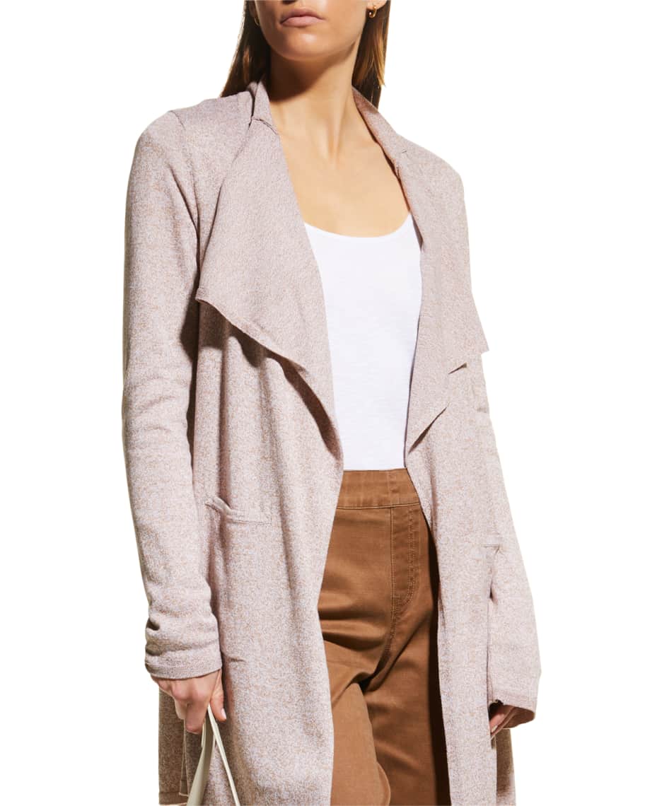 NIC+ZOE Lounge Around Draped Open-Front Cardigan | Neiman Marcus