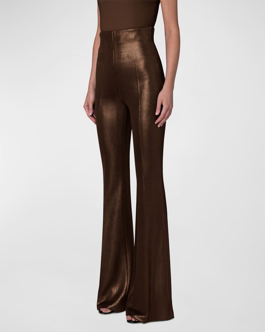 Akris Faralda Liquid Jersey Pants | Neiman Marcus