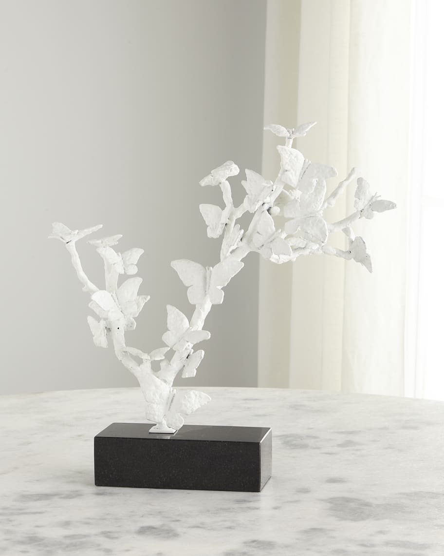 Global Views Butterflies on Branch Statue | Neiman Marcus