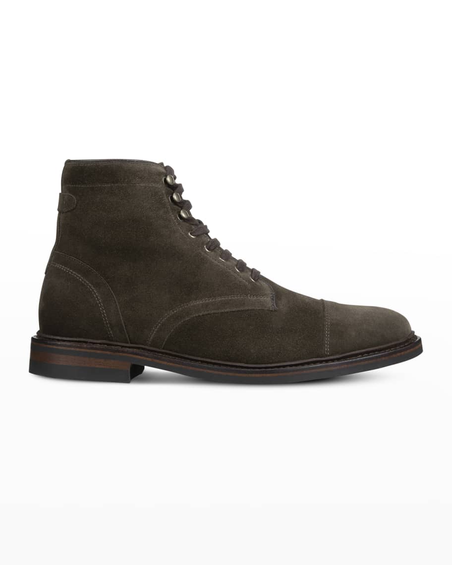 Allen Edmonds Men's Landon Leather Lace-Up Ankle Boots | Neiman Marcus