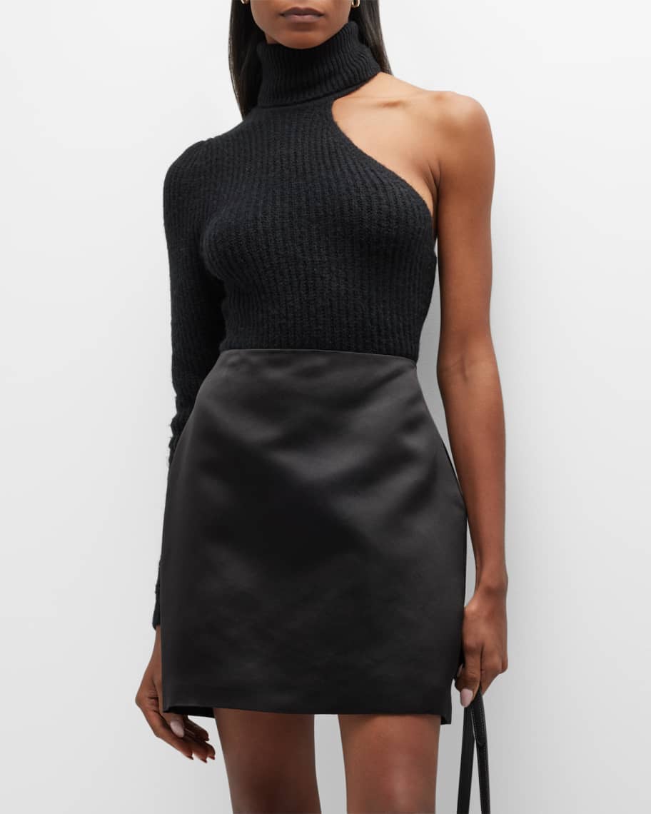 Bardot Kali One-Shoulder Knit Top | Neiman Marcus