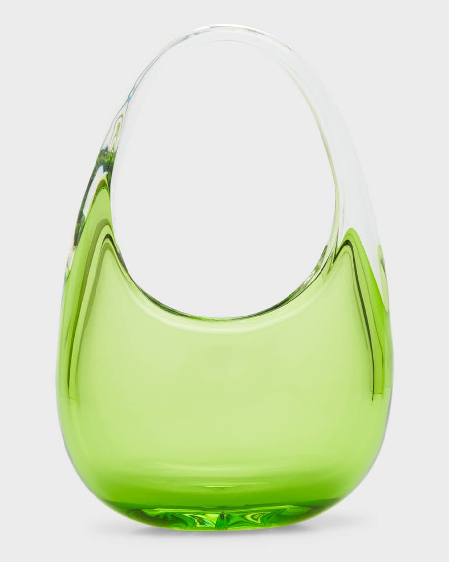 Coperni Swipe Mini Glass Top-Handle Bag | Neiman Marcus