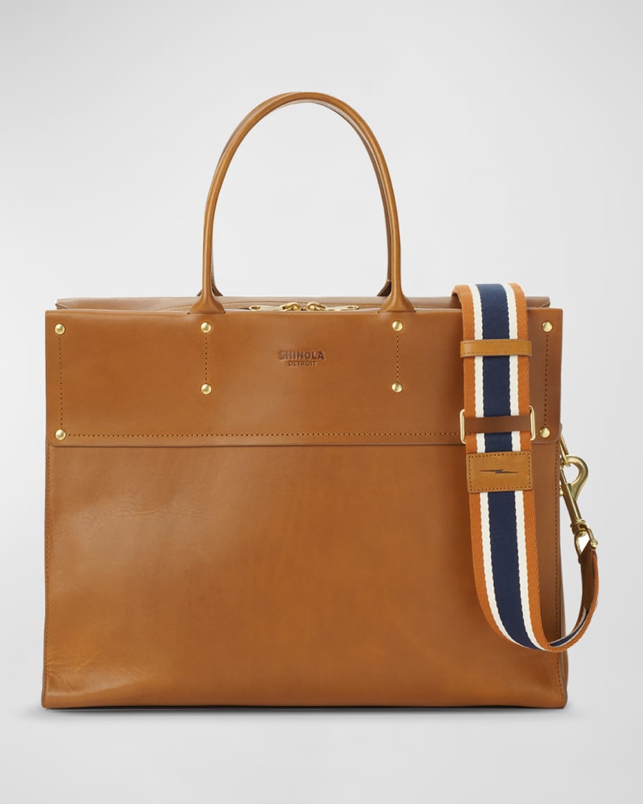 Shinola The Large Leather Satchel Bag | Neiman Marcus