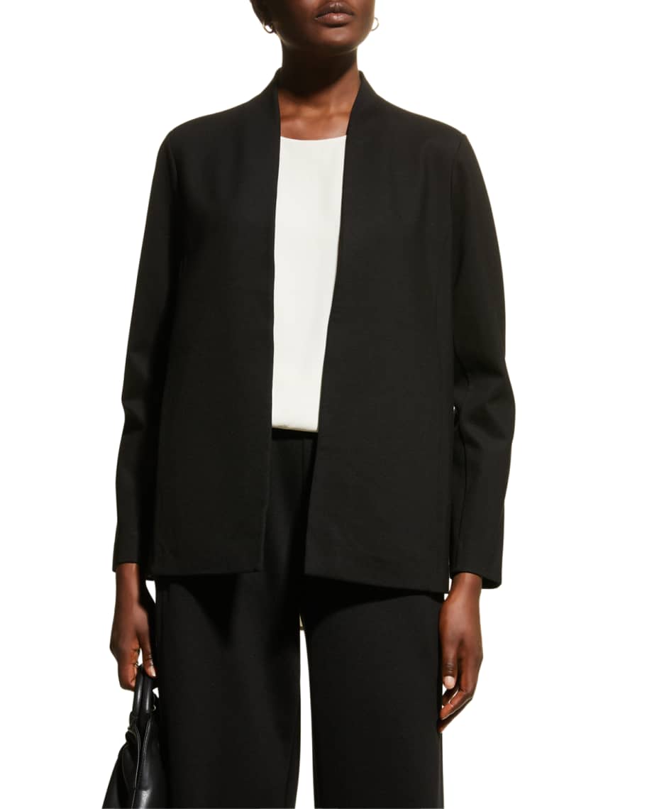 Eileen Fisher Open-Front Ponte Jacket | Neiman Marcus