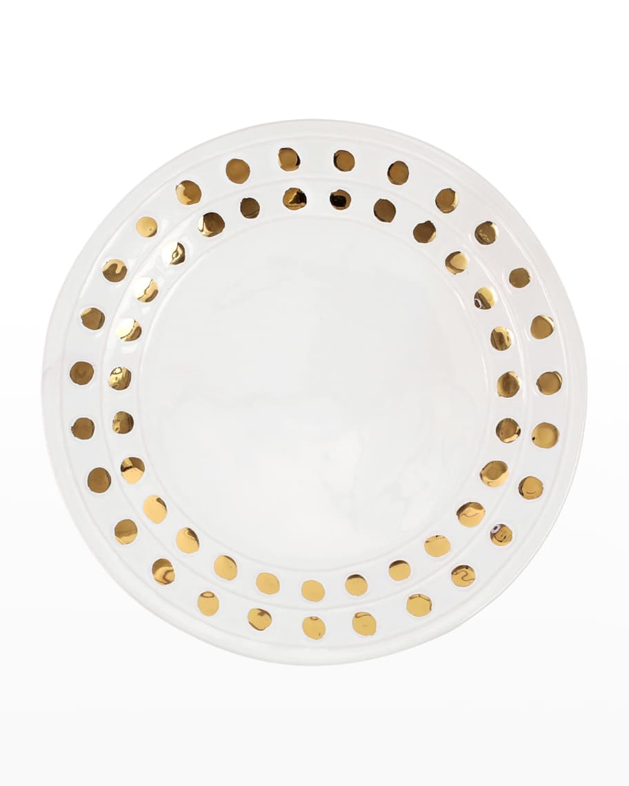 Vietri Medici Gold Dinner Plate | Neiman Marcus