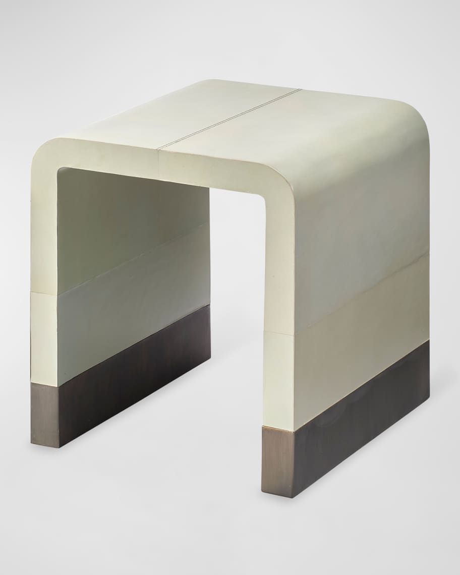 Jamie Young Leather Waterfall Side Table | Neiman Marcus
