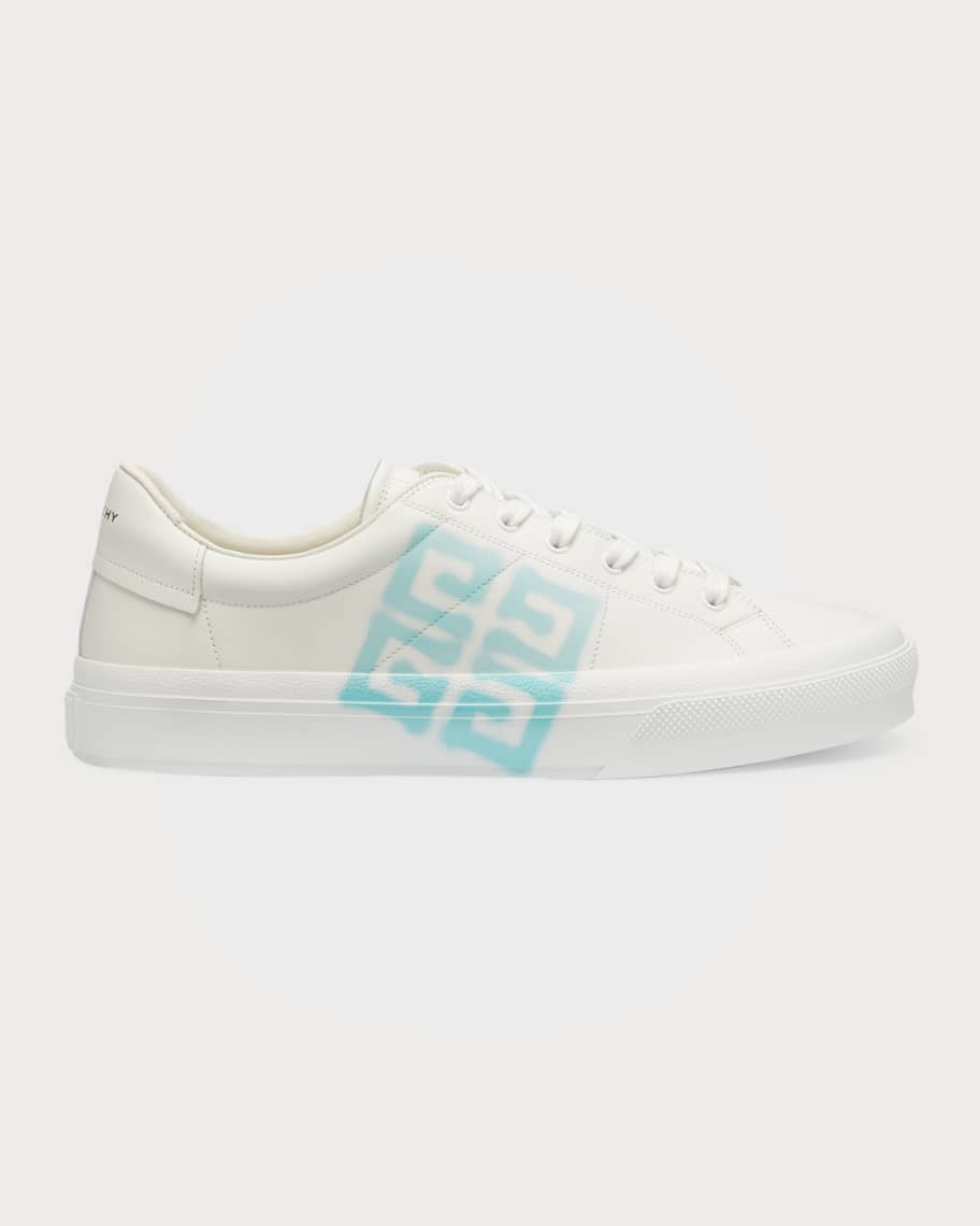 Givenchy Men's City Sport 4G Low-Top Leather Sneakers | Neiman Marcus